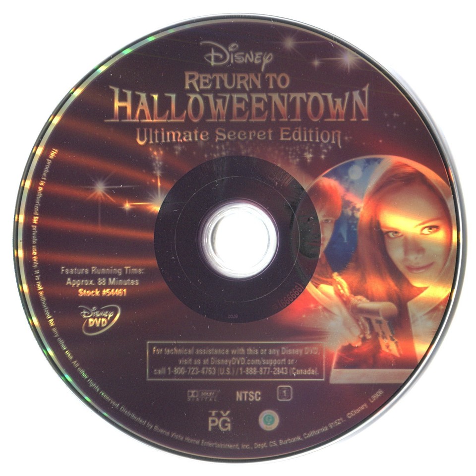 Disney Channel Movie RETURN TO HALLOWEENTOWN Ultimate Secret Edition ...