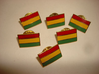 Collection Of 6 BOLIVIA FLAG Tie Pins Lapel Pins With Clutchback ...