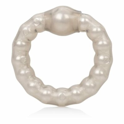 Stretchy Pearl Beaded Prolong Ring Penis Erection Enhancer Prolonging ...