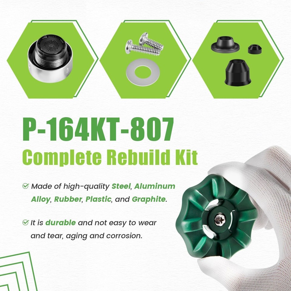 for Prier P-164KT-807 Rebuild Kit Overhaul Kit for Original Diamond ...