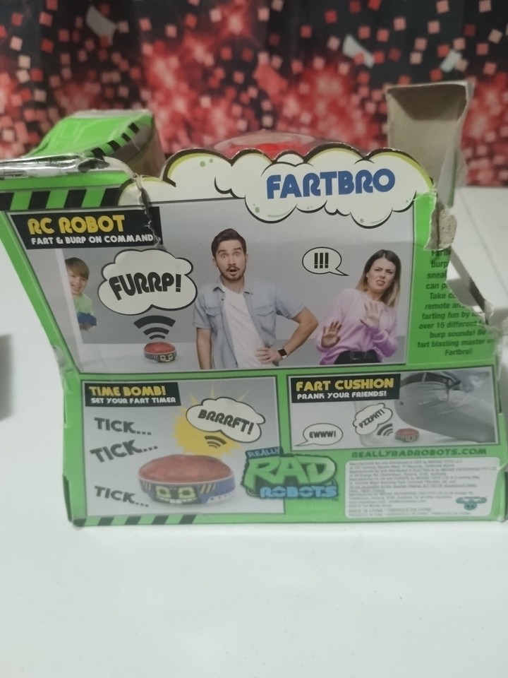 Really RAD Robots Fartbro - Electronic Remote Control Farting Robot ...