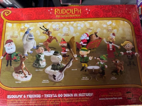 Rudolph The Red Nosed Reindeer ultimate Figurine Collection 13 Piece ...