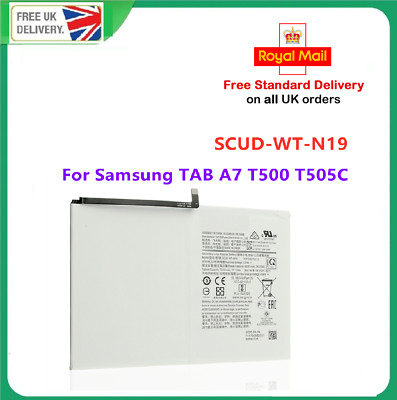 Battery For Samsung Galaxy Tab A7 10.4 2020, SM-T500,SM-T505 T500N SCUD ...