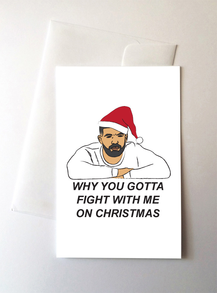 Drake Merry Drakemas Christmas Cards By Inlivingcolorstudios Funny