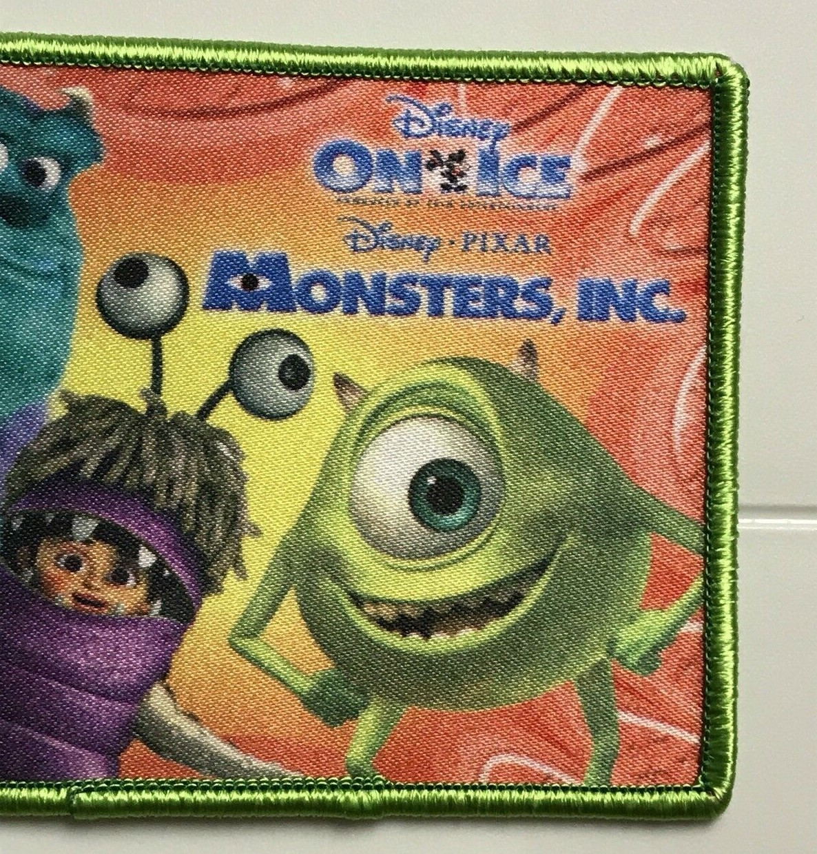 Disney's Monsters Inc. On Ice Pixar Skating Show 4.25” Long Patch NOS ...