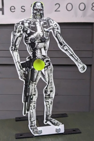 Gr8fun Targets "Kill Zone" AI Ex-terminator steel air rifle target ...