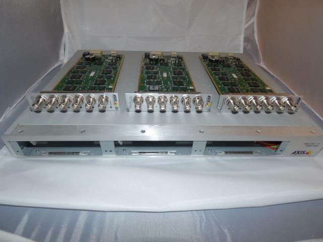3x 0289-001 Q7406 Video Encoder Blade 1x 0267-001-05 Axis 291 1U Video ...