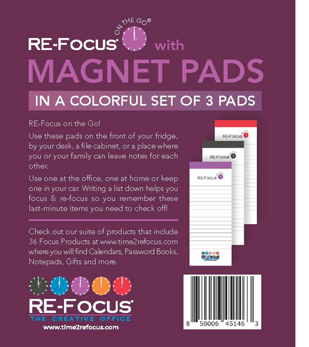 RE-FOCUS ON THE GO MAGNET PADS, 3 PACK | eBay