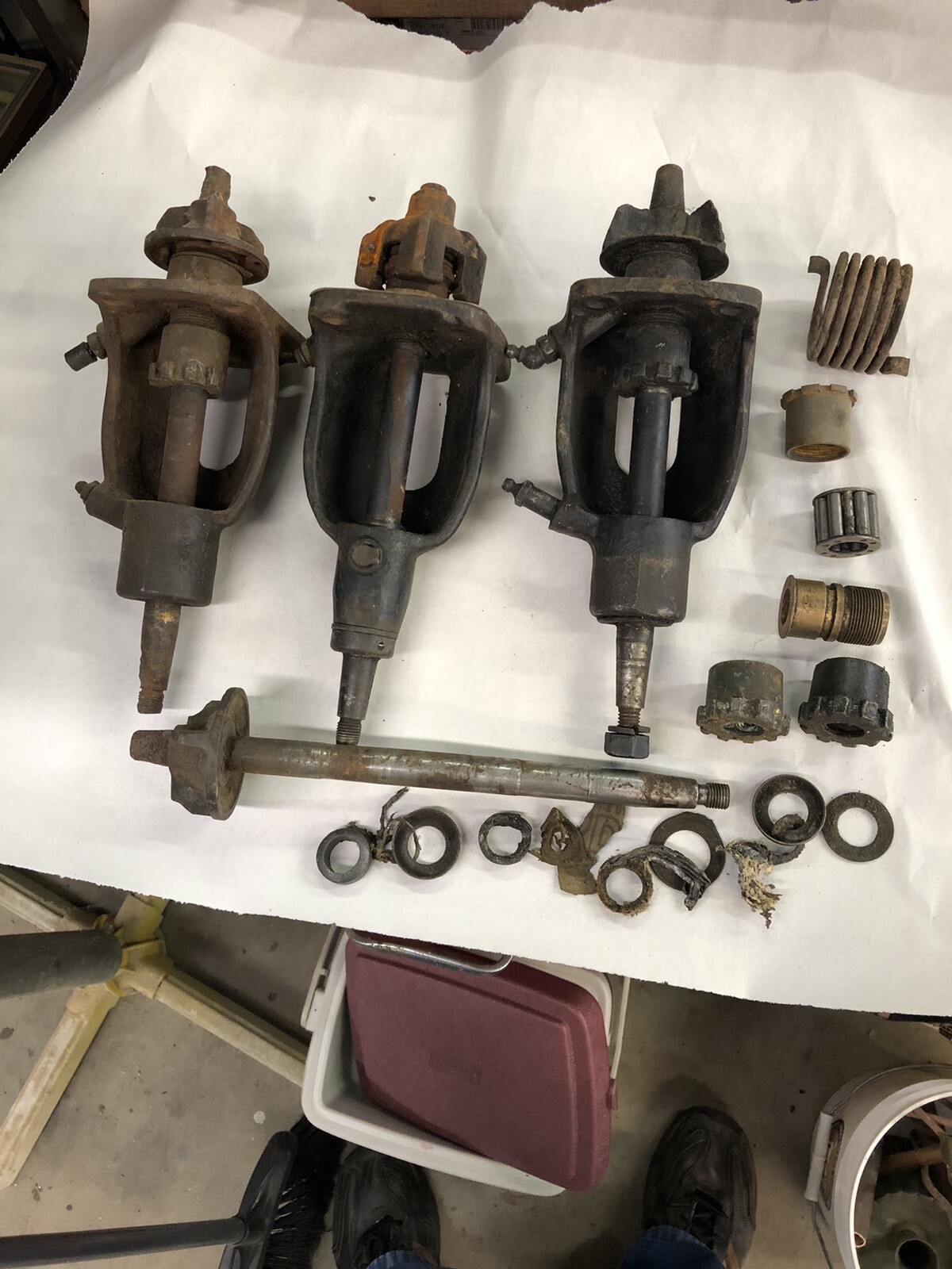Ford Model A Water Pumps (3) w/assorted Parts | eBay