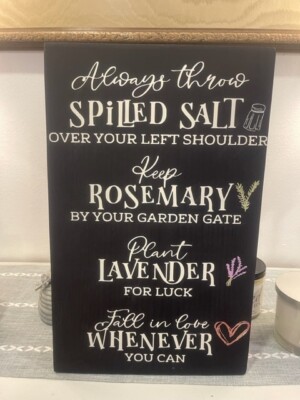 FARMHOUSE,HOME DECOR,HANDPAINTED,RUSTIC SIGN - FALL IN LOVE WHENEVER ...