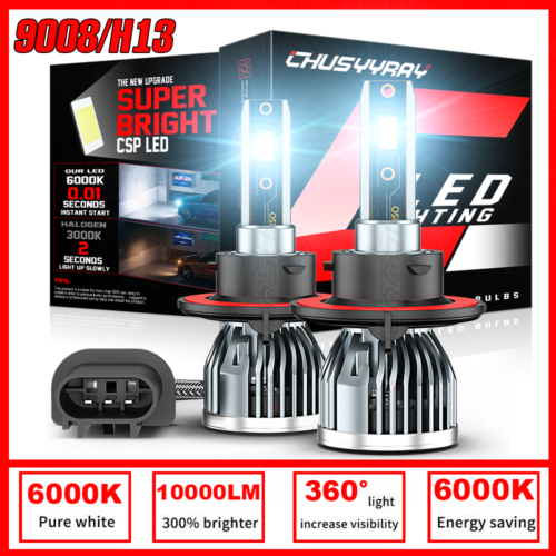 Parts Accessories H13 LED Headlight High Low Beam Bulbs For Ford F 150 ...