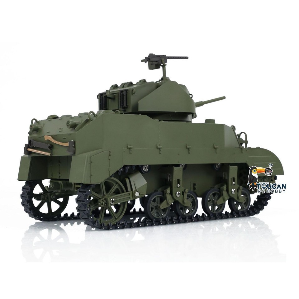 1/16 Scale US Stuart M5A1 British VI Light Tank RTR High Speed Sound ...