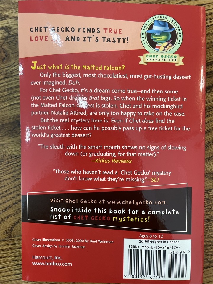 Chet Gecko Ser.: The Malted Falcon : A Chet Gecko Mystery by Bruce Hale ...