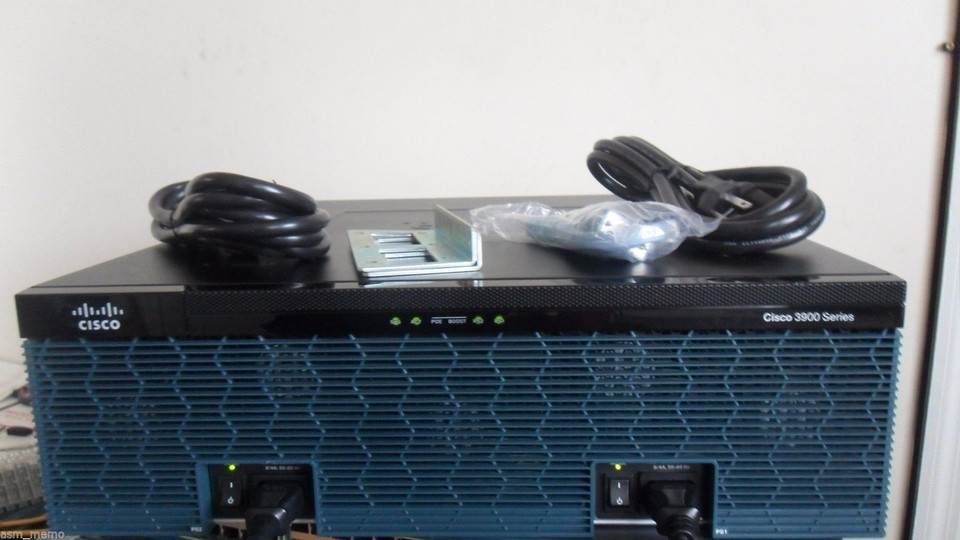 CISCO 3925/K9 3-Port Gigabit ROUTER 3900-SPE100/K9 2GigDRAM ios-15.7M ...