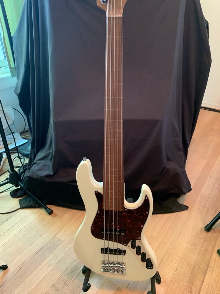 Sadowsky Metro Express FRETLESS 5 string JJ Bass – Olympic White $695 with case | eBay