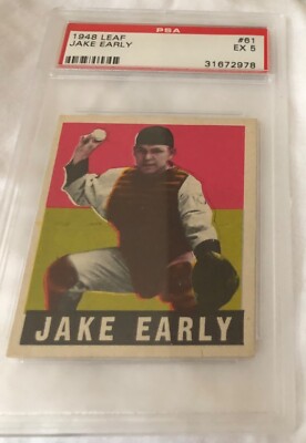 1948 Leaf #61 Jake Early Senators PSA 5 - EX | eBay