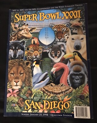 NFL SUPER BOWL XXXII GREEN BAY PACKERS V DENVER BRONCOS OFFICIAL ...