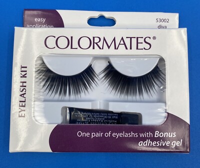 Colormates Eyelash Kit With Adhesive Gel/ Diva 53002/ Lot Of 8 | eBay
