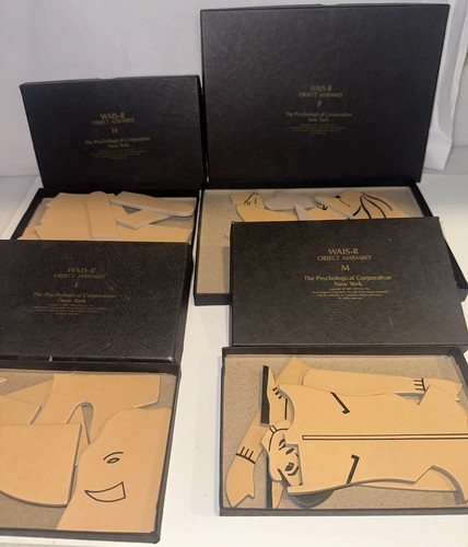Vintage Psychological Corp WAIS-R Object Assembly 5 Piece Set | eBay