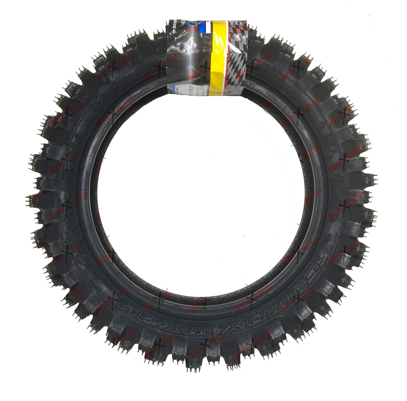 Dunlop 70/100-10 MX34 Rear Tire Dirt Bike 2.75-10 CFR50 SX50 Mini PW50 ...