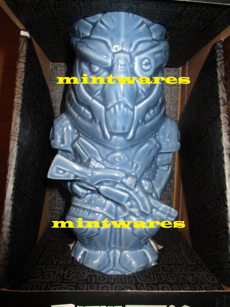 Mass Effect Garrus Vakarian Turian Blue Glaze Geeki Tiki Hawaiian Mug ...