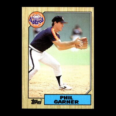 Phil Garner 1987 Topps Houston Astros #304 Set Break R306 | eBay