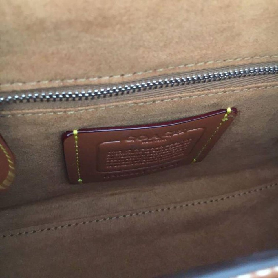 COACH CT721 Cargo Soft Tabby Brown Leather Shoulder Bag Outlet New | eBay