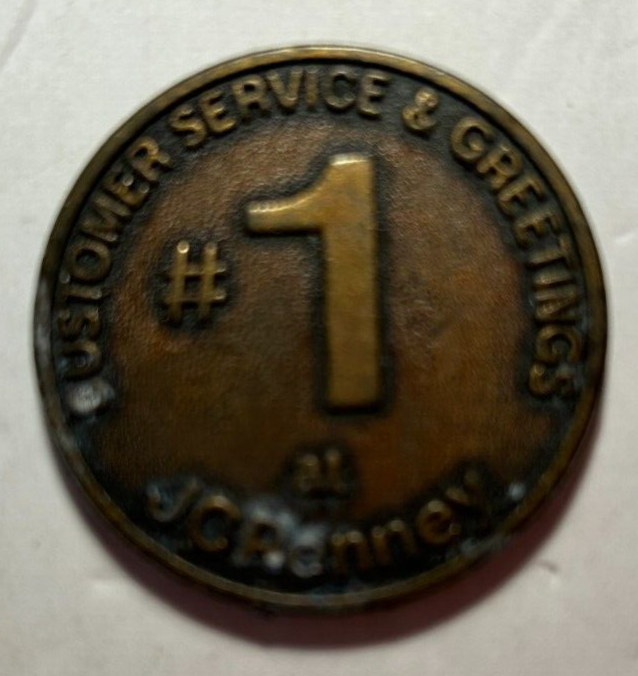 JC PENNEY Vintage $5 Merchandise Metal Coin Token | eBay