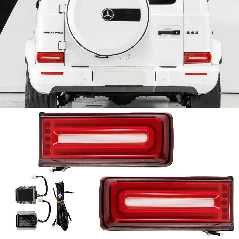 LED Tail Lights Taillights For 1999-2018 Mercedes W463 G500 G550 G55AMG ...