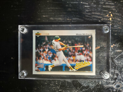 Mark Mcgwire 1992 Error Upper Deck Error Card | eBay