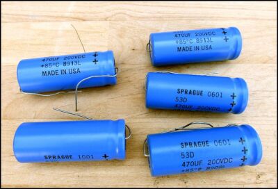 Capacitors - Sprague Electrolytic Capacitors