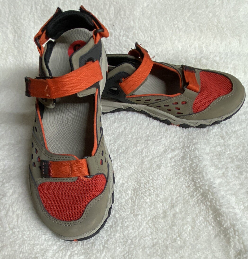 Merrell Women's All Out Blaze Sieve MJ Hiking Sandals Taupe Orange Size ...