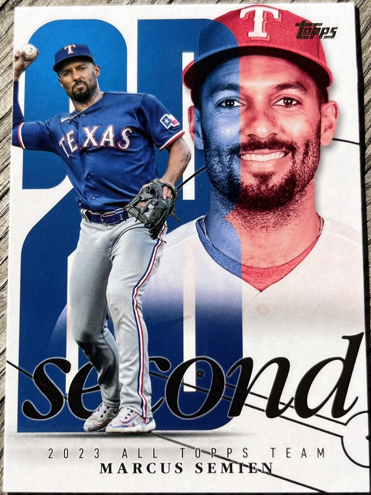2024 Topps Series 1 #ATT-6 Marcus Semien All Topps Team Insert Rangers ...