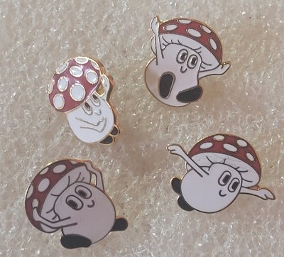 PINS PIN CHAMPIGNONS/PILZE/MUSHROOM/ PIN MUSHROOM COLLECTION 4 PINS | eBay