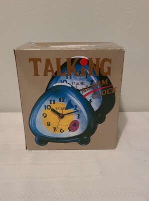 Talking Alarm Clock Voice Announcement Analog | eBay