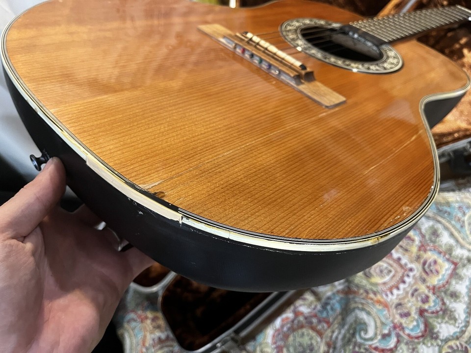 Ovation 1624-4 Acoustic Electric Guitar w Case | eBay