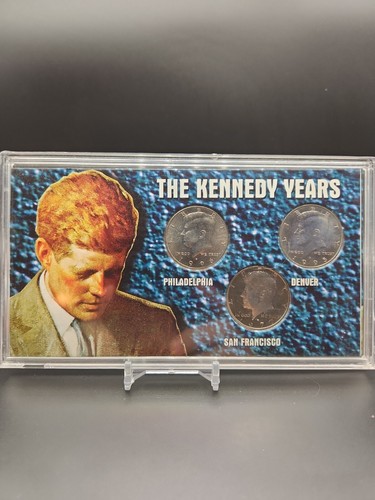 SSCA THE KENNEDY YEARS MINTED COIN SET In Plastic case Half Dollars 79 ...