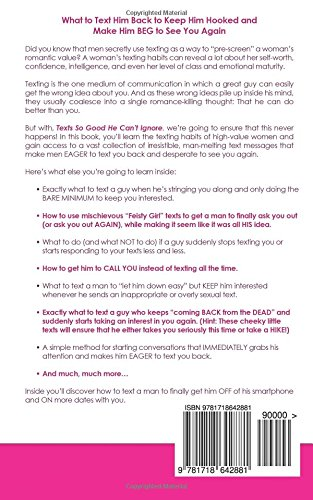 Texts So Good He Cant Ignore: Sassy Texting Secrets for Attracting High ...