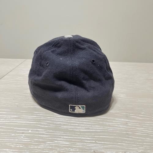 VINTAGE Seattle Mariners Hat Cap Fitted 7 1/4 MLB New Era Logo Baseball ...