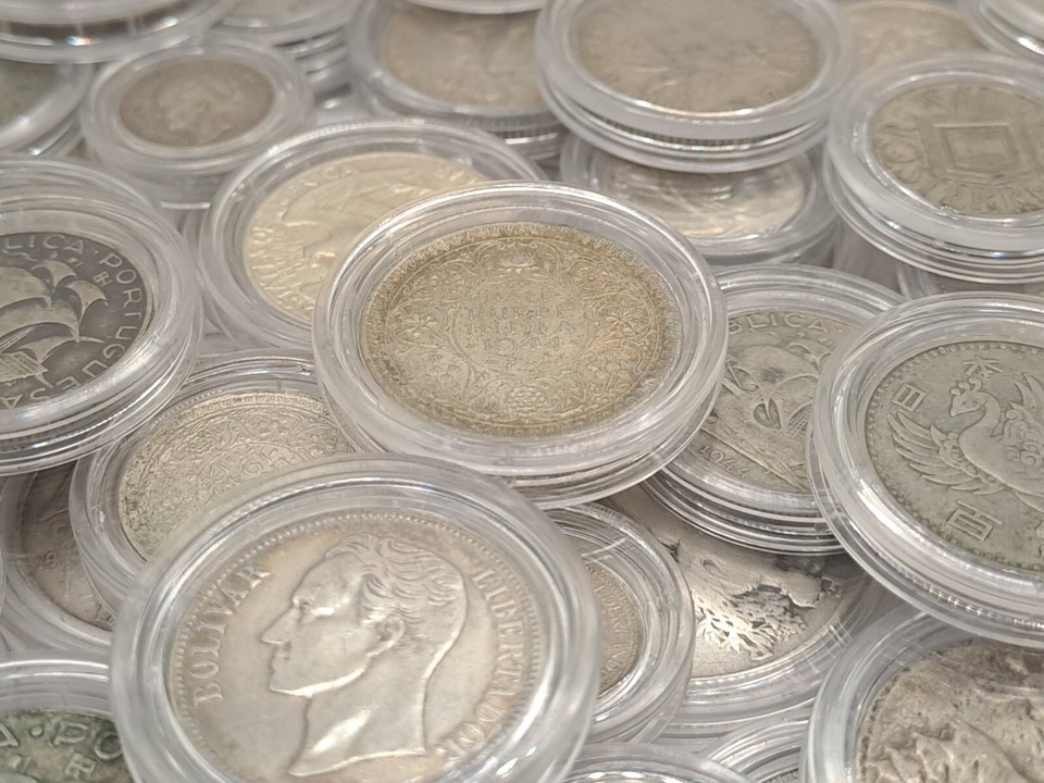 1oz Silver World Coins In Capsules - Silver Grab Bag Bulk Job Lots ...