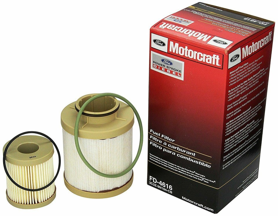 Motorcraft Ford F Series 6.0L Powerstroke Turbo Diesel Fuel Filter F ...