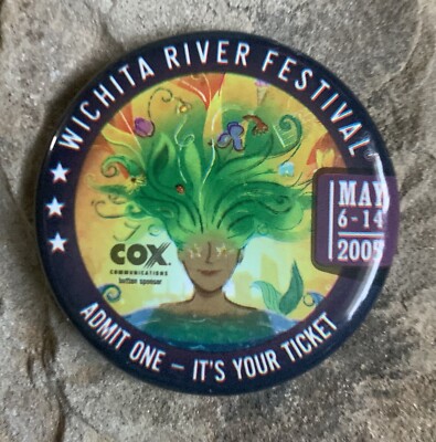 Wichita Riverfest 2005 Button-Good condition | eBay