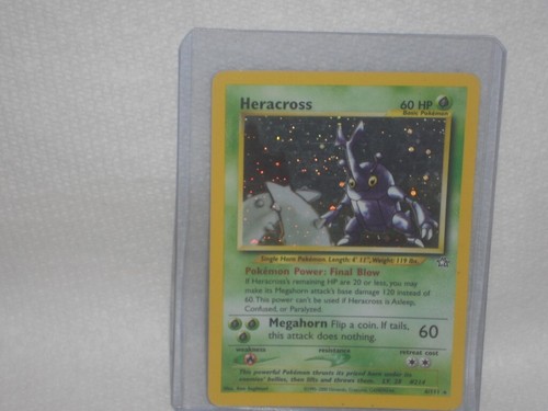 POKEMON CARD HERACROSS MEGAHORN 2000 6/111 UNPLAYED W/CONDITION | eBay