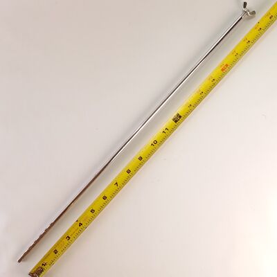 Premier 1/4x19" Straight Cymbal Arm Rod Holder Chrome Vintage 50s Bass ...