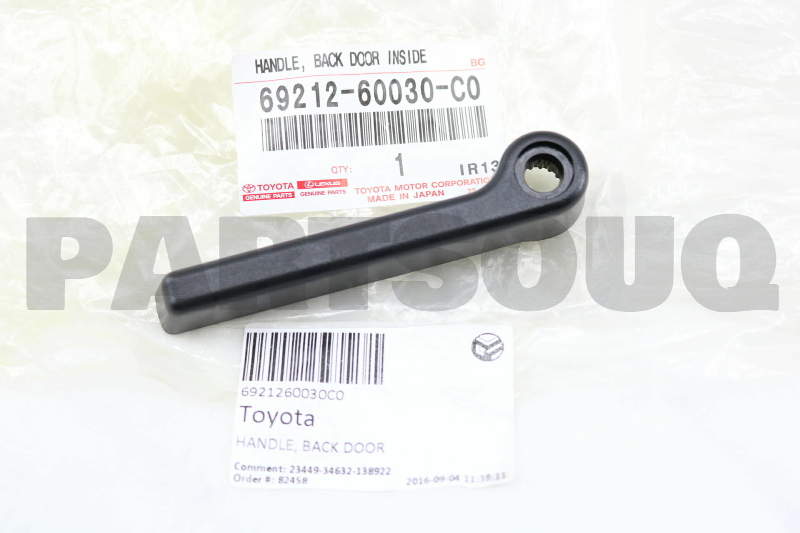 6921260030C0 Genuine Toyota HANDLE, BACK DOOR INSIDE 69212-60030-C0 | eBay