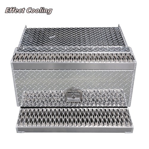 15.5" High 30" Aluminum Chain Toolbox Step Fit Peterbilt 379 359 385 ...