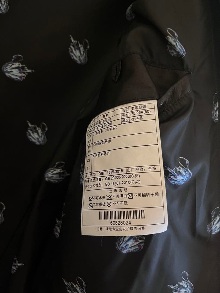 Snow Leopard Leather Jacket Men’s 50 Size Exotic Fur Used | eBay UK