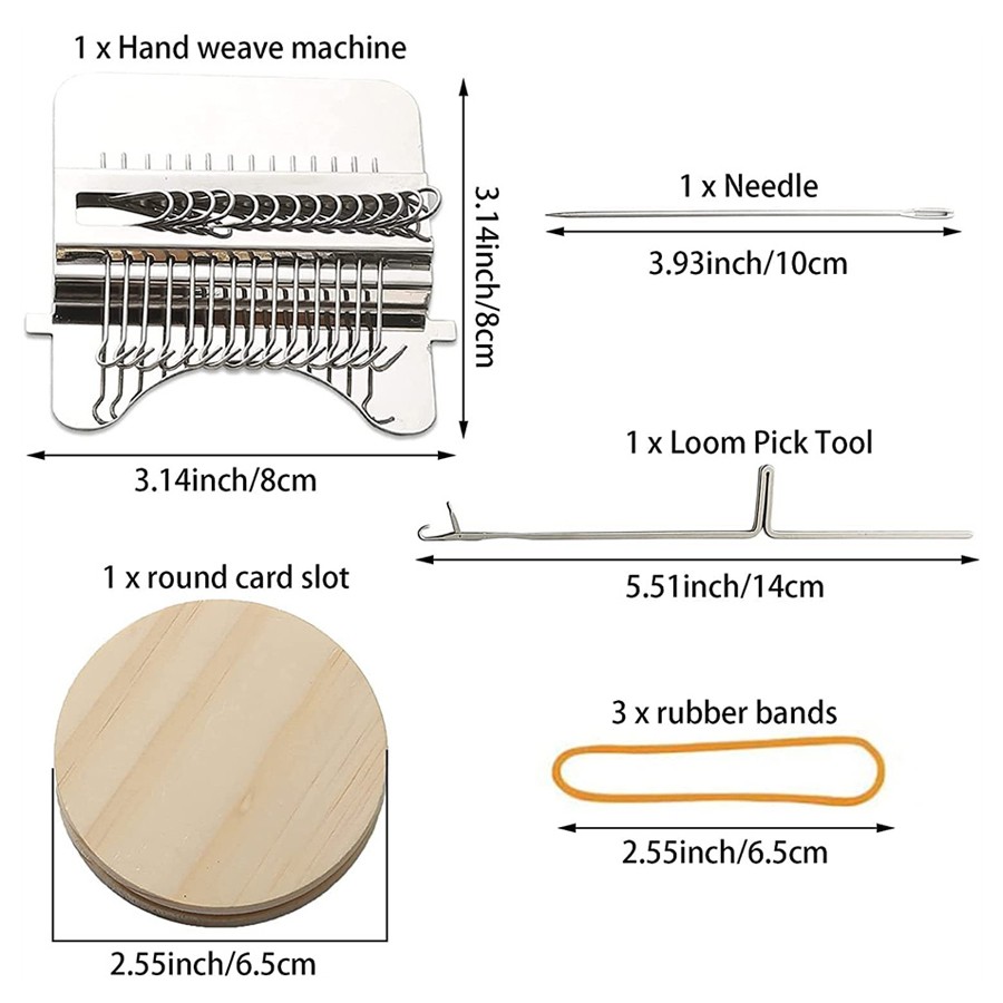 Small Loom Speedweve Type Weave Tool Mini Mending Darning Machine Kit ...