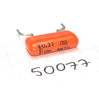 270nF 100V R15 20% Philips MKT368 Polyester Film Orange Drop Capacitor ...