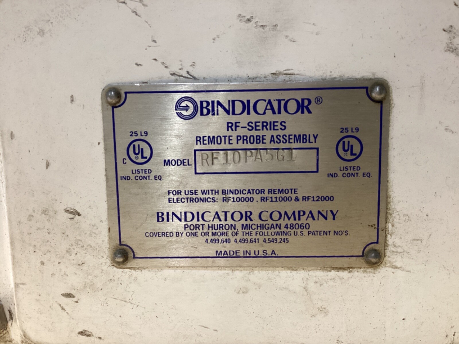 Bindicator Remote Prove Assy RF10PA5G1 #115E75PR6 | eBay